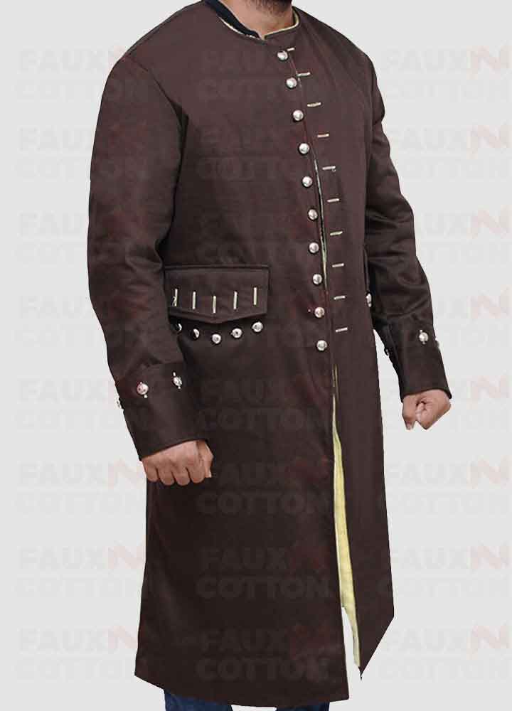 Pirates of The Caribbean Captain Jack Sparrow Jacket | Johnny Depp Coat