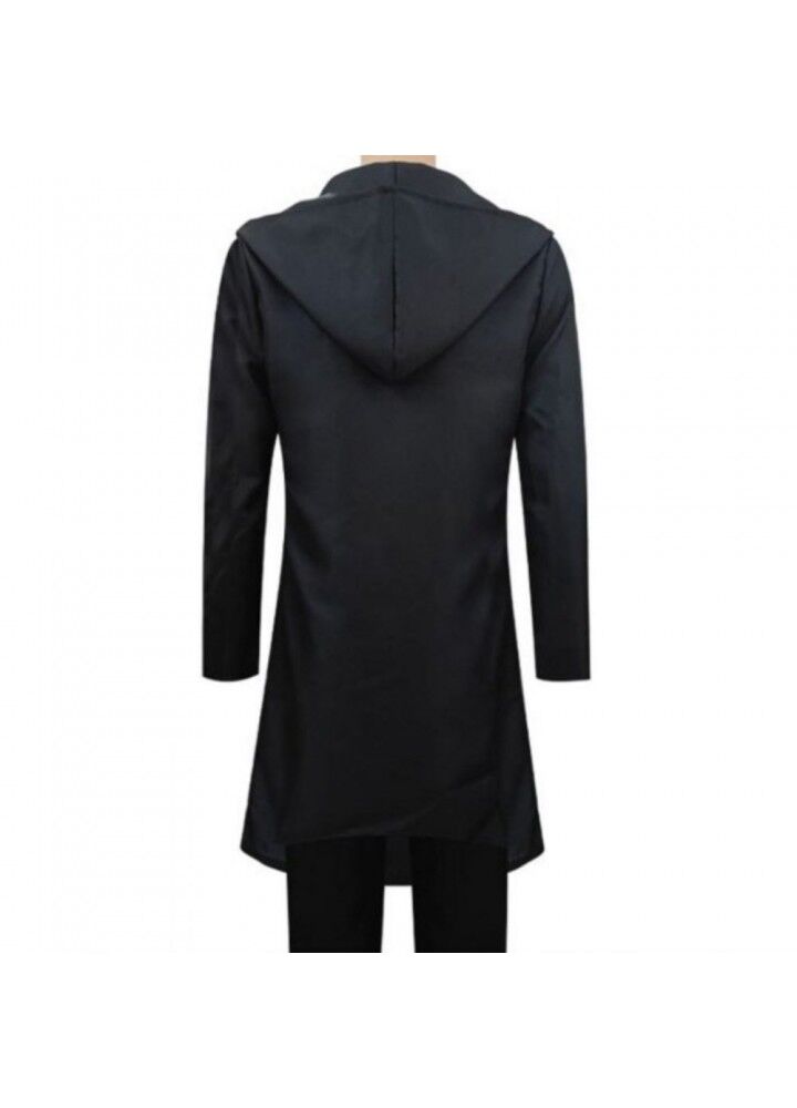 Attack on Titan Hooded Coat | Eren Yeager Black Hooded Coat