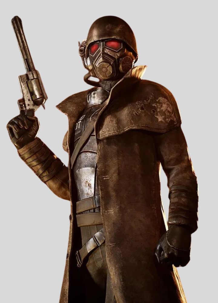 Fallout New Vegas Veteran Ranger Costume Leather Coat