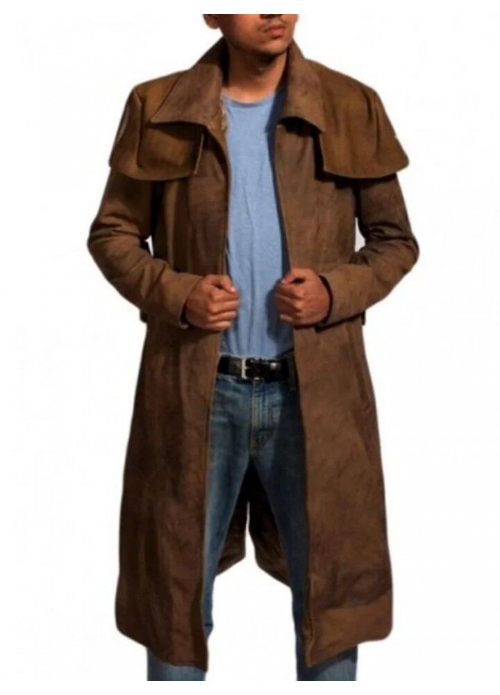 NCR Ranger Leather Coat | Fallout NCR Brown Ranger Costume