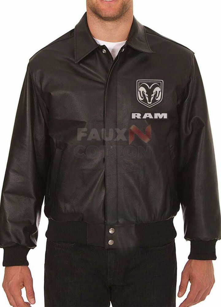 Buy Bomber Dodge Ram Leather Jacket | Buy Dodge Ram Jacket
