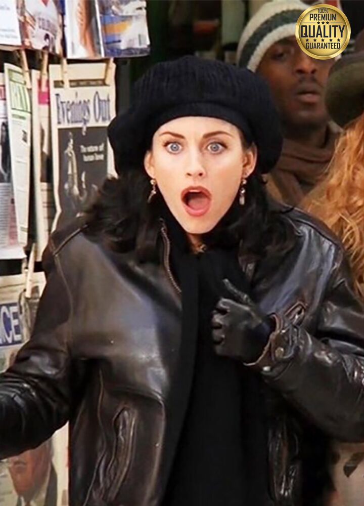 Friends S01 Courteney Cox Leather Jacket | Monica Jacket