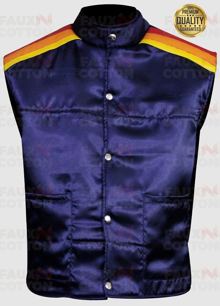 Buy Fight Club Brad Pitt Vest | Tyler Durden Satin Vest