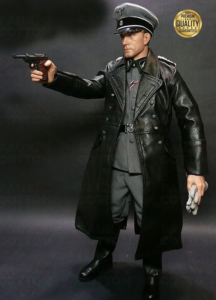 Buy Inglourious Basterds Christoph Waltz Black Military Coat
