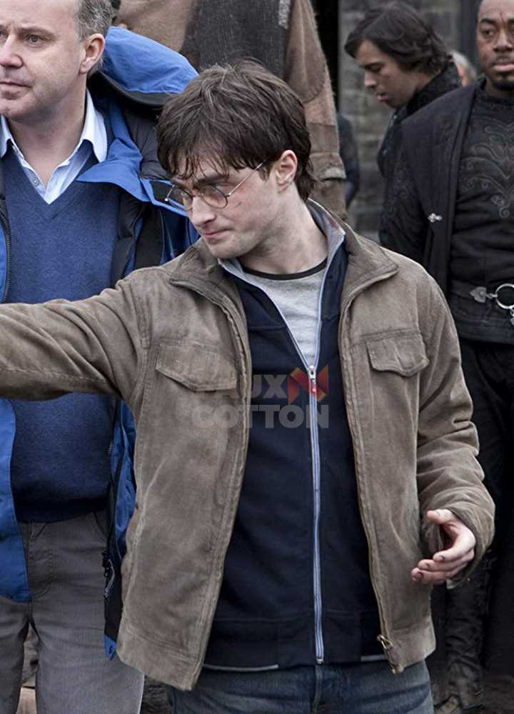 Harry Potter Suede Jacket, Daniel Radcliffe Brown Jacket