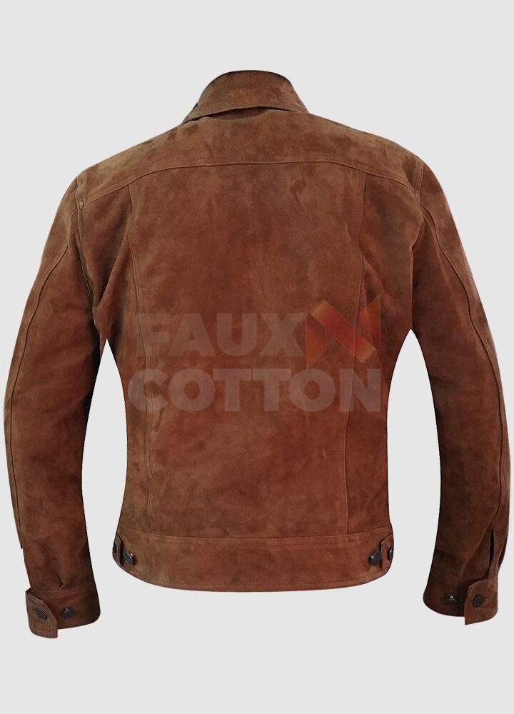 Wolverine Logan Brown Leather Jacket | Hugh Jackman Jacket