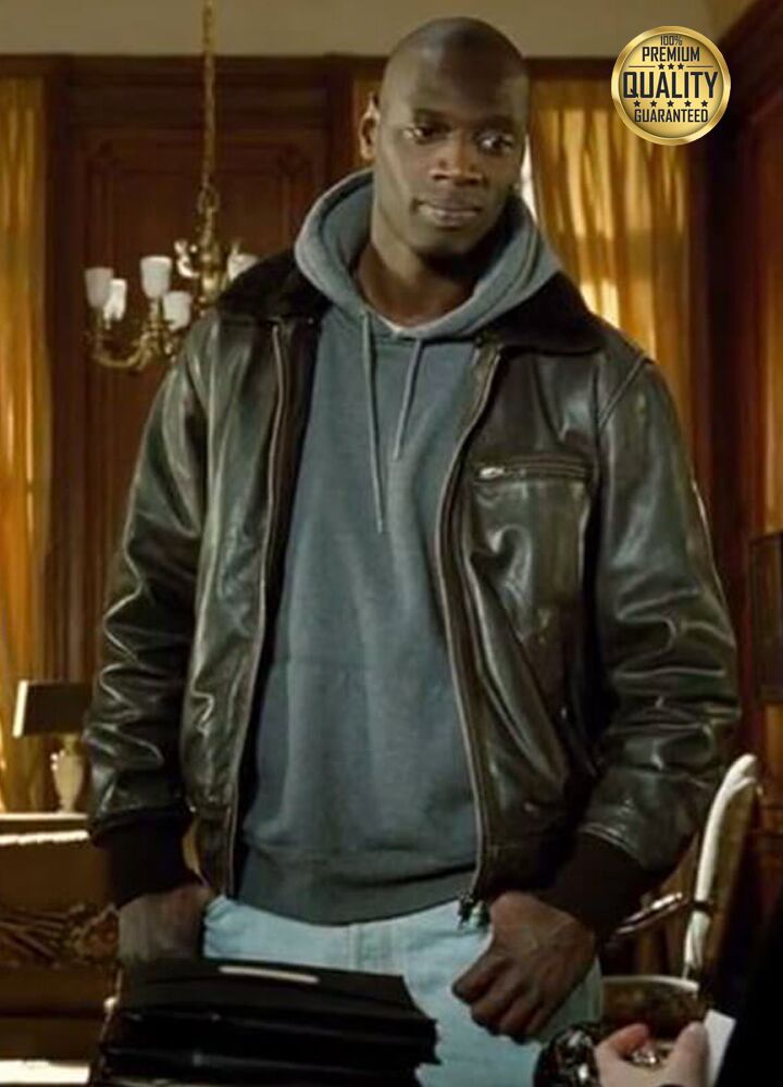 Buy The Intouchables Omar Sy Leather Jacket | Driss Jacket